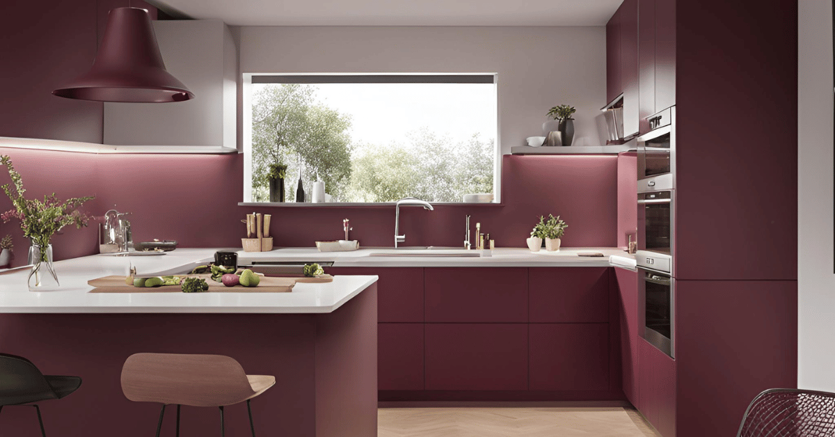 5 Elegant Wine Colour Wall Ideas and Combinations for Home